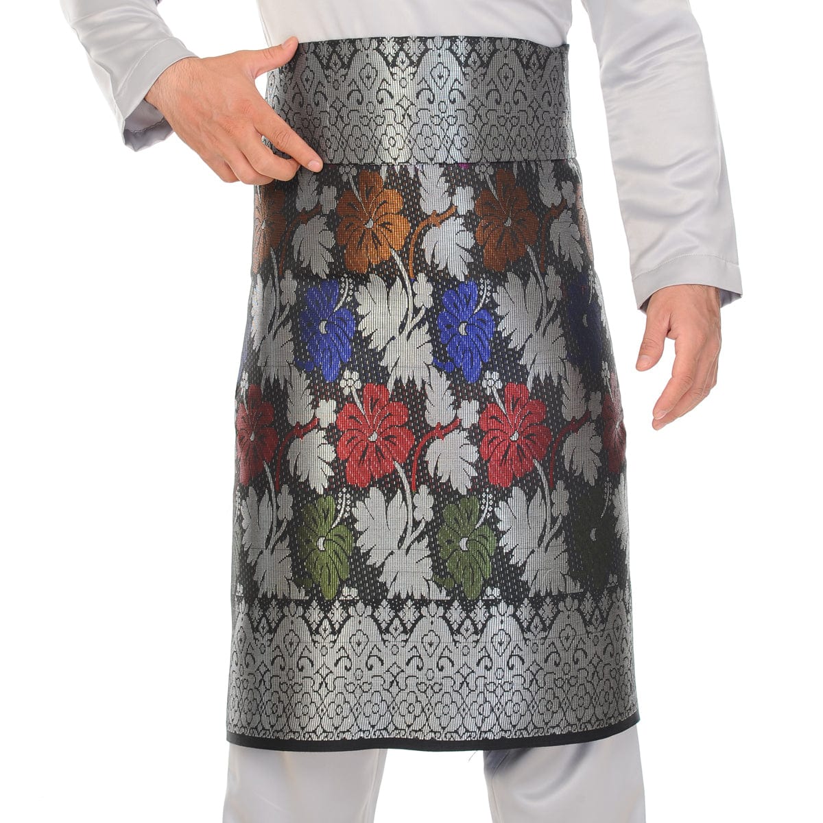 Sampin 3D Exclusive - Black Sliver | Premium Tenun Sampin for Baju ...