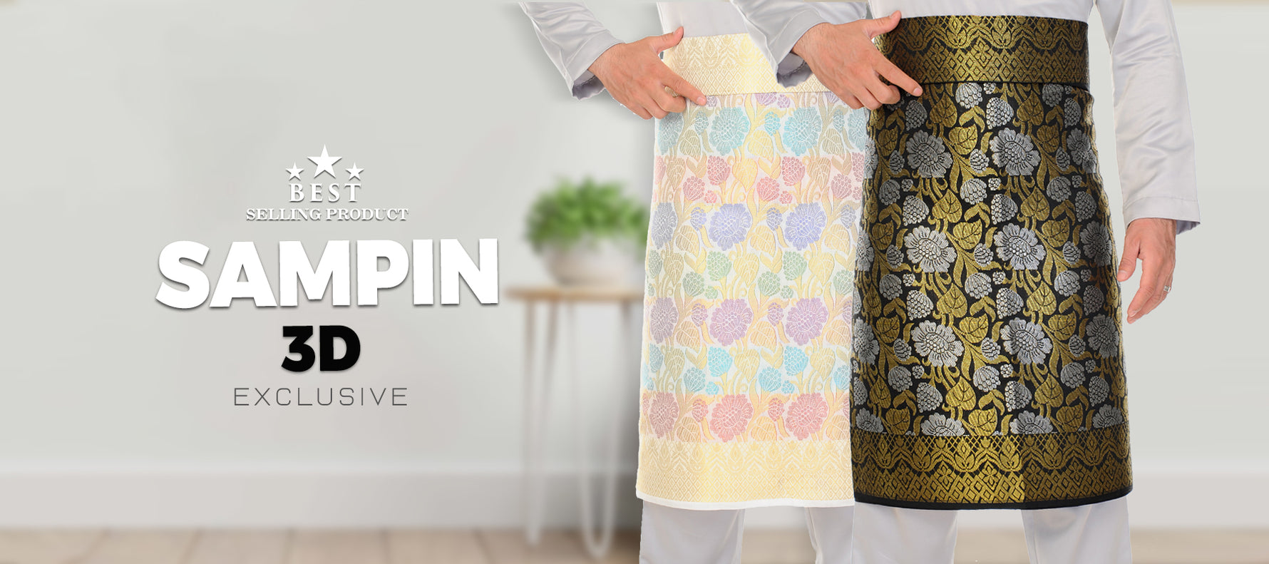 SAMPIN 3D EXCLUSIVE – Songket Republik